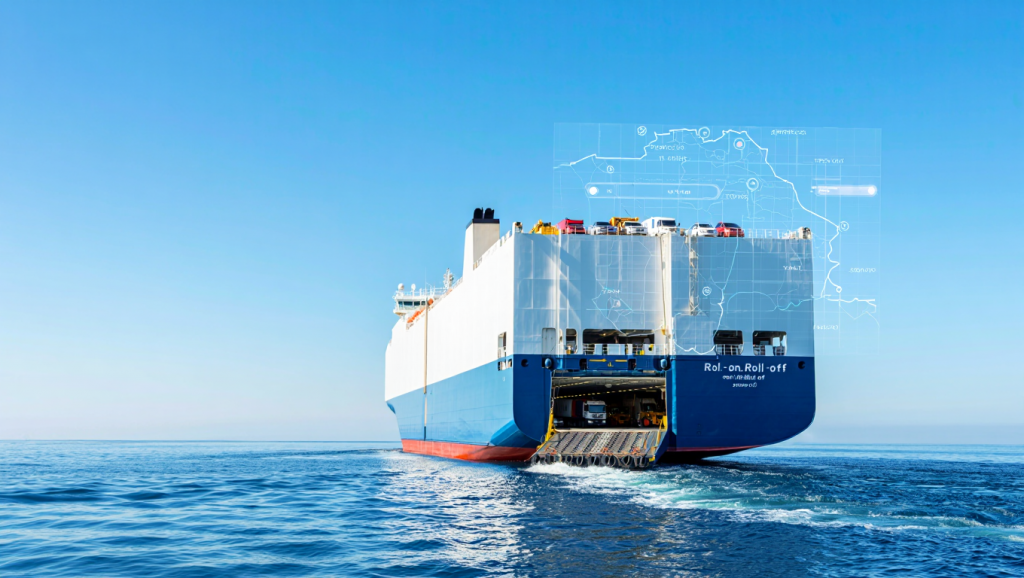 How to track your vehicle during the RoRo crossing - ODS Orient Spedition