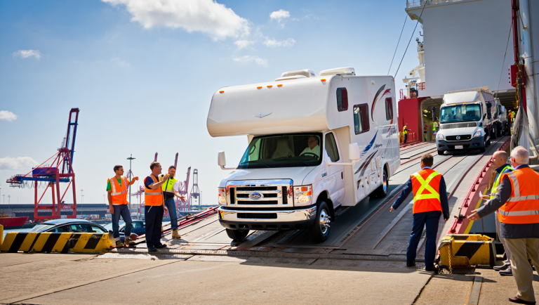 Shipping a motorhome: Container or RoRo? The big comparison for ...