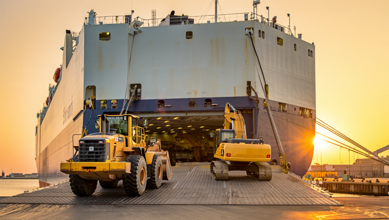RoRo for construction machinery 2026: Requirements, ramp and ground ...